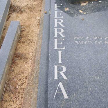 FERREIRA Cornelius 1943-1993 | F - Vanne :: Surnames - F | Western Cape ...